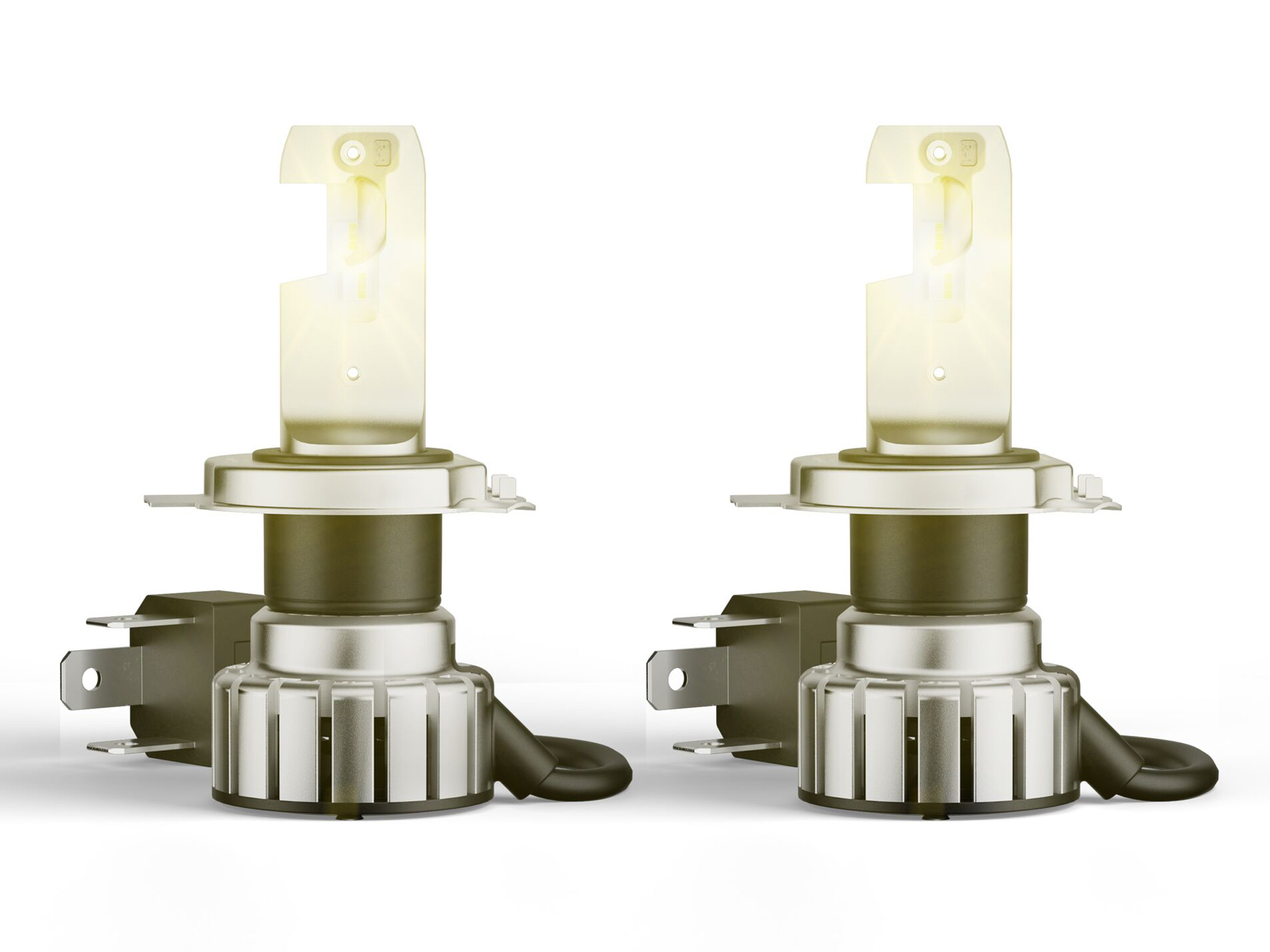 OSRAM Night Breaker H4 LED Vintage Warm-Weiß 3000K +330% für VW Caddy 4 Typ SA 2016-2020 mit ...