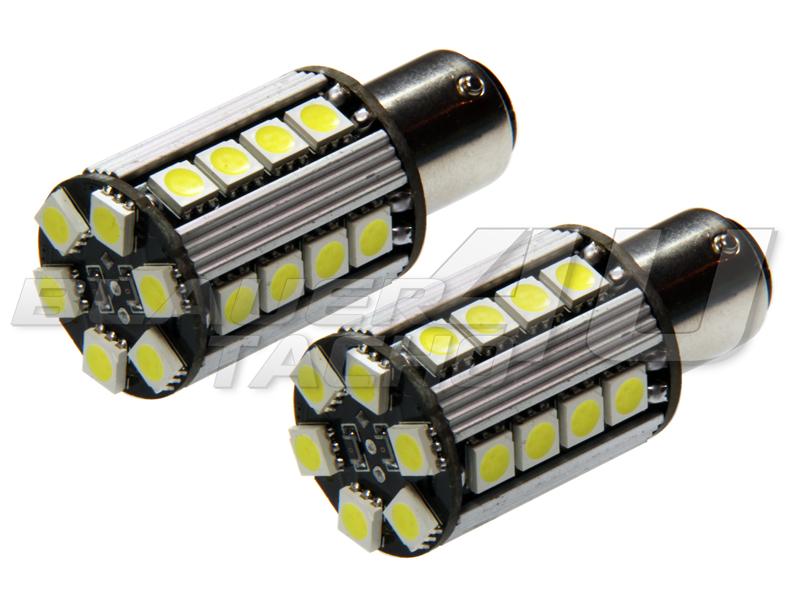LED Tagfahrlicht TFL Set Ba15s 26 SMD Can-Bus